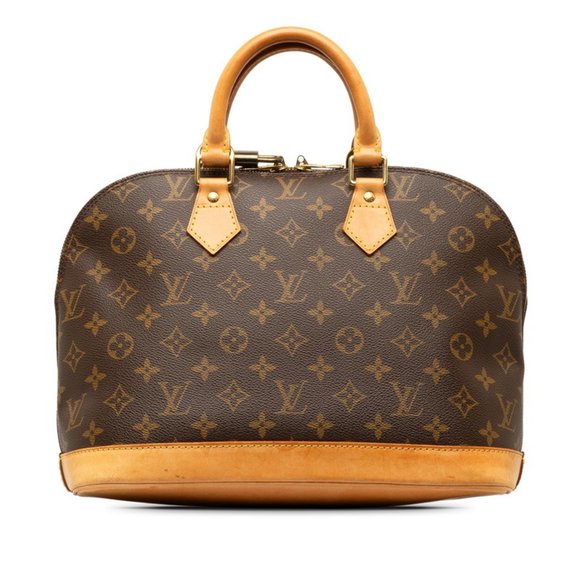 Louis Vuitton | Bags | Louis Vuitton Monogram Alma Handbag M513 Brown ...